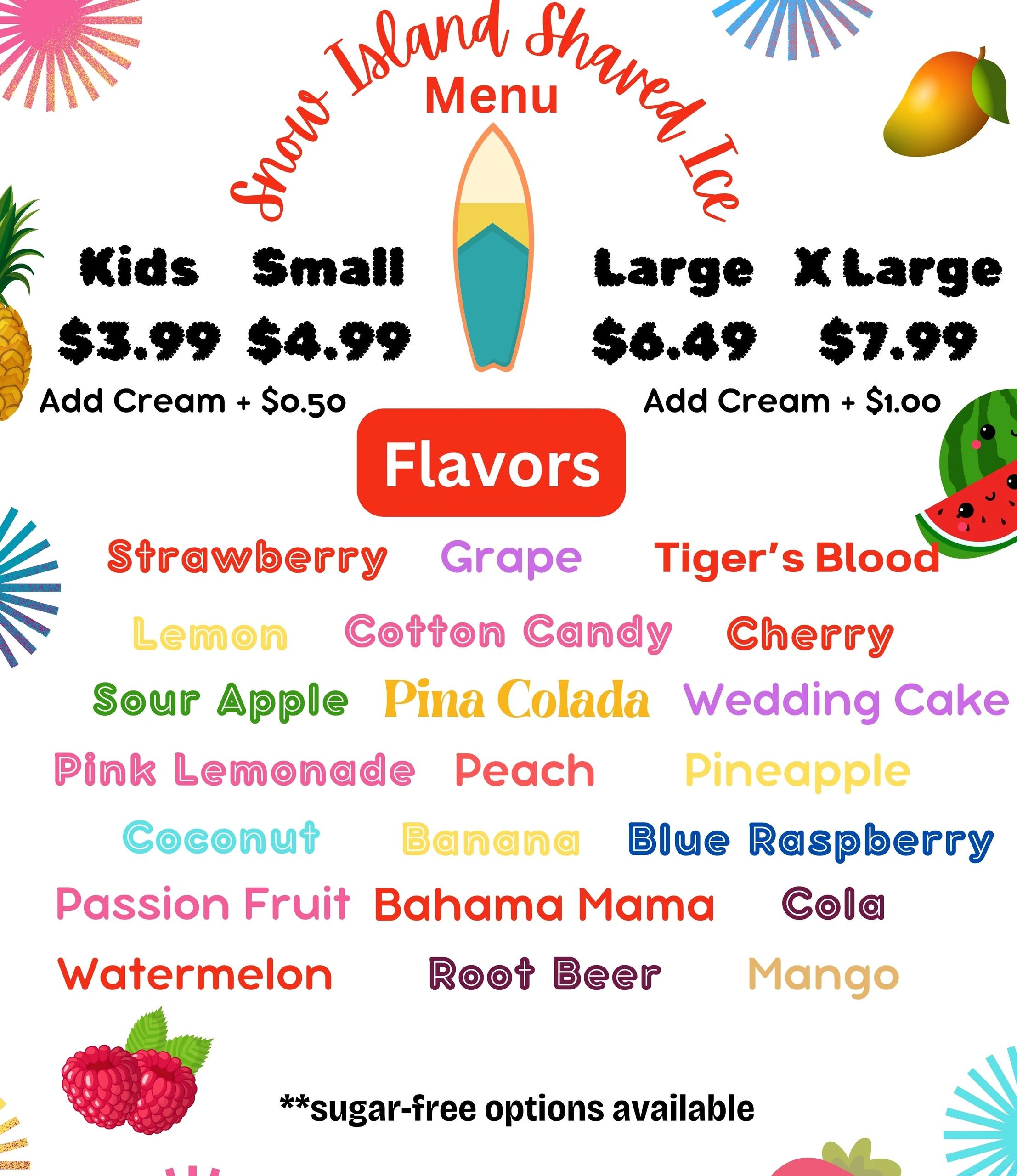 Snow cones