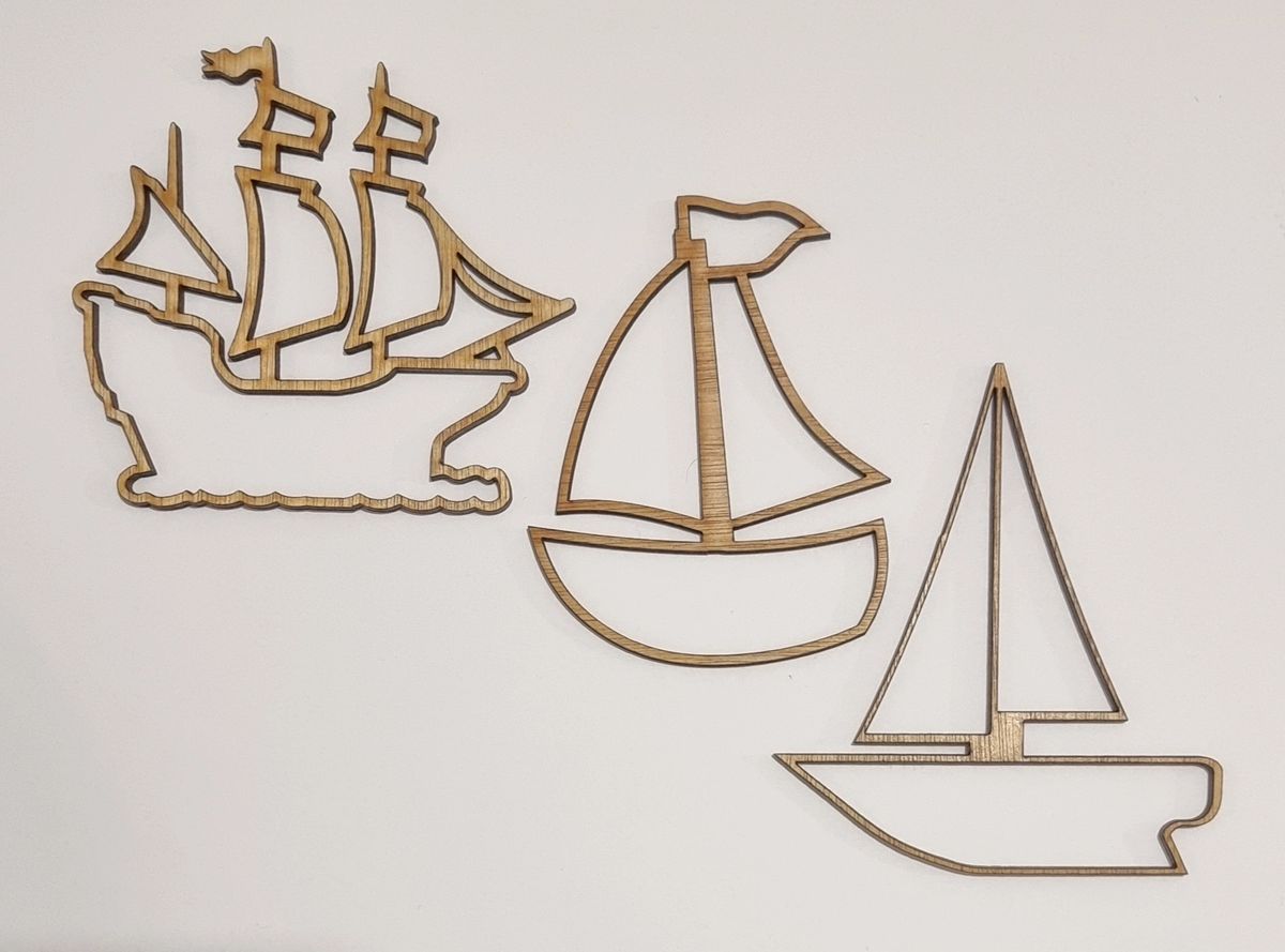 3 Boat Shapes Set