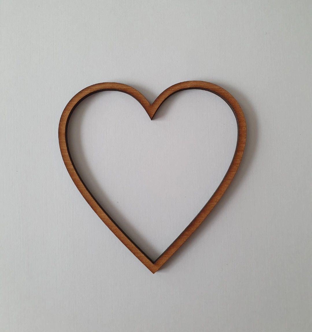 6 Large Heart Shapes