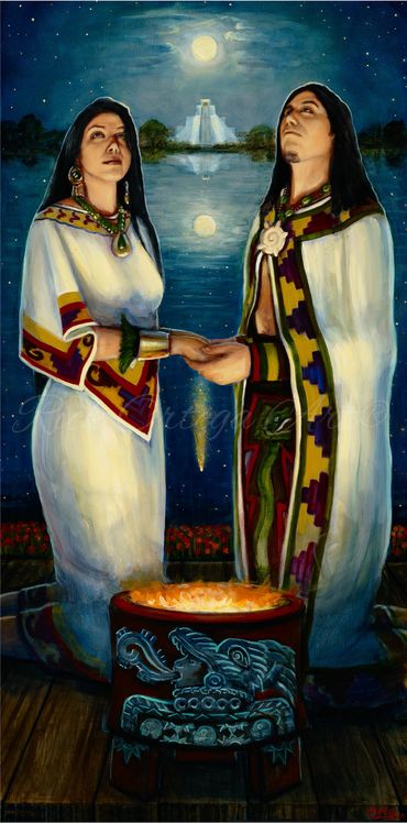 Los Aztecas | Rick Ortega Art