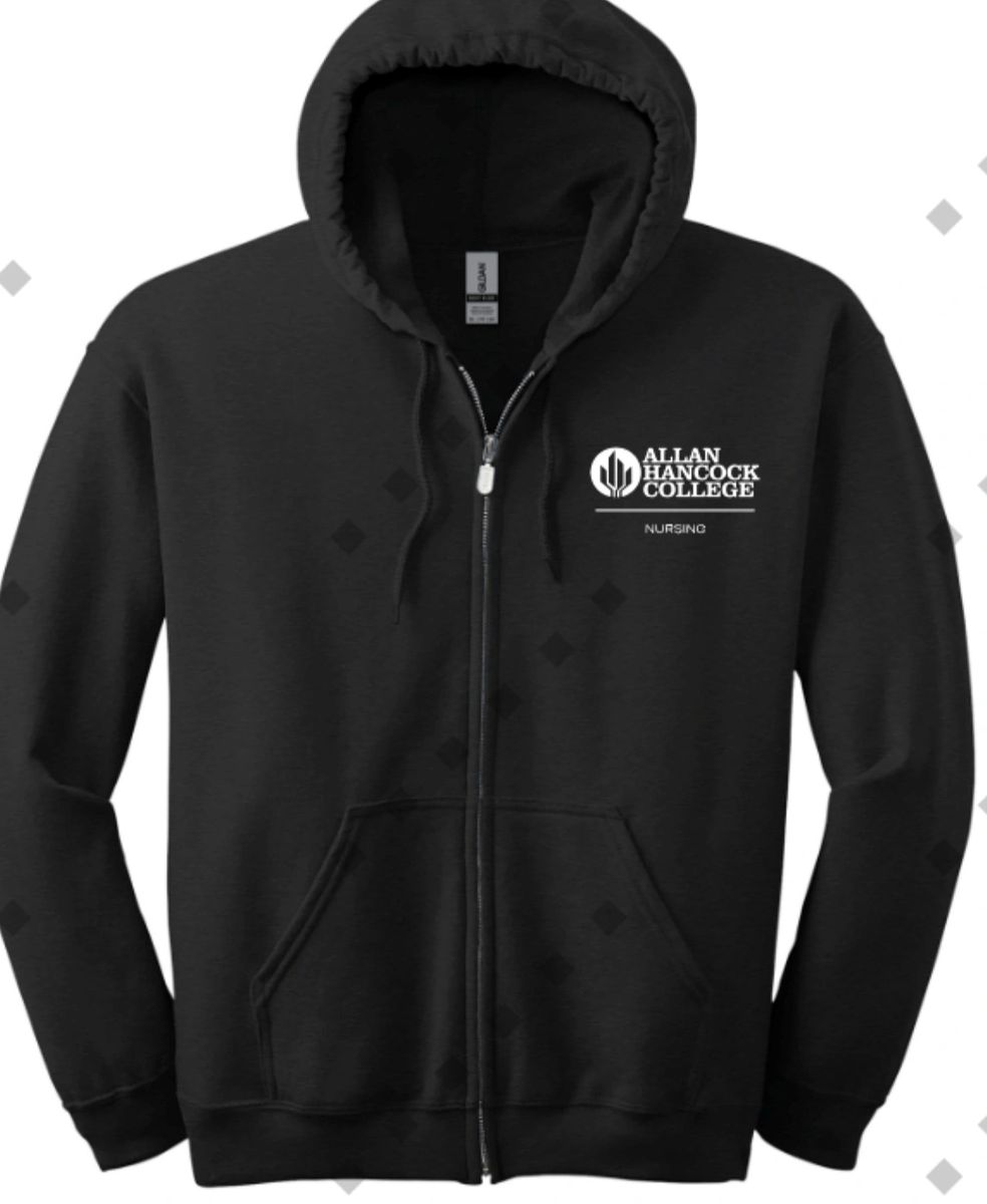 HANCOCK BLACK ZIP WITH HOOD