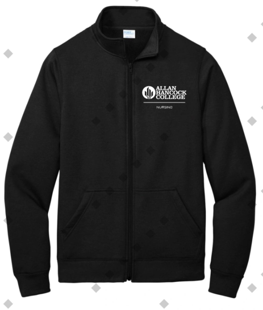HANCOCK BLACK ZIP FLEECE