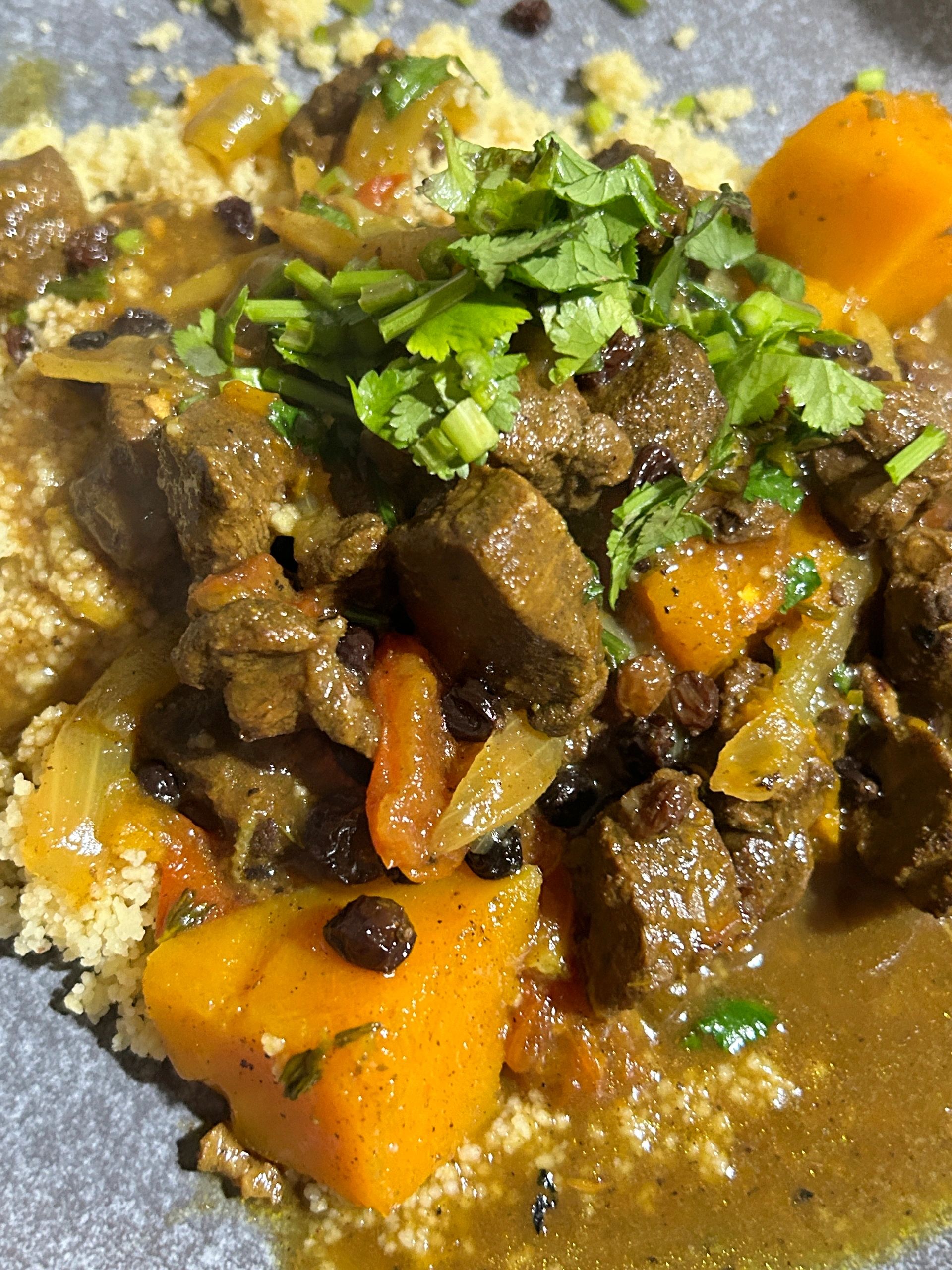 The Dama Mama's 'Good Mood' venison curry.