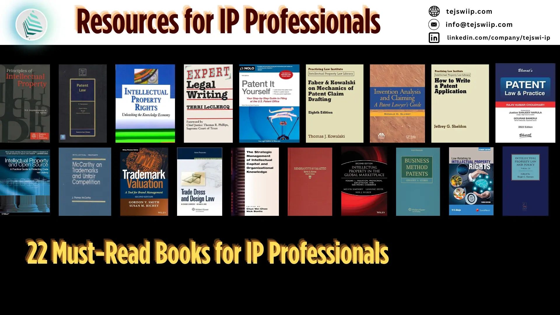 22 Must-Read Books for IP Professionals