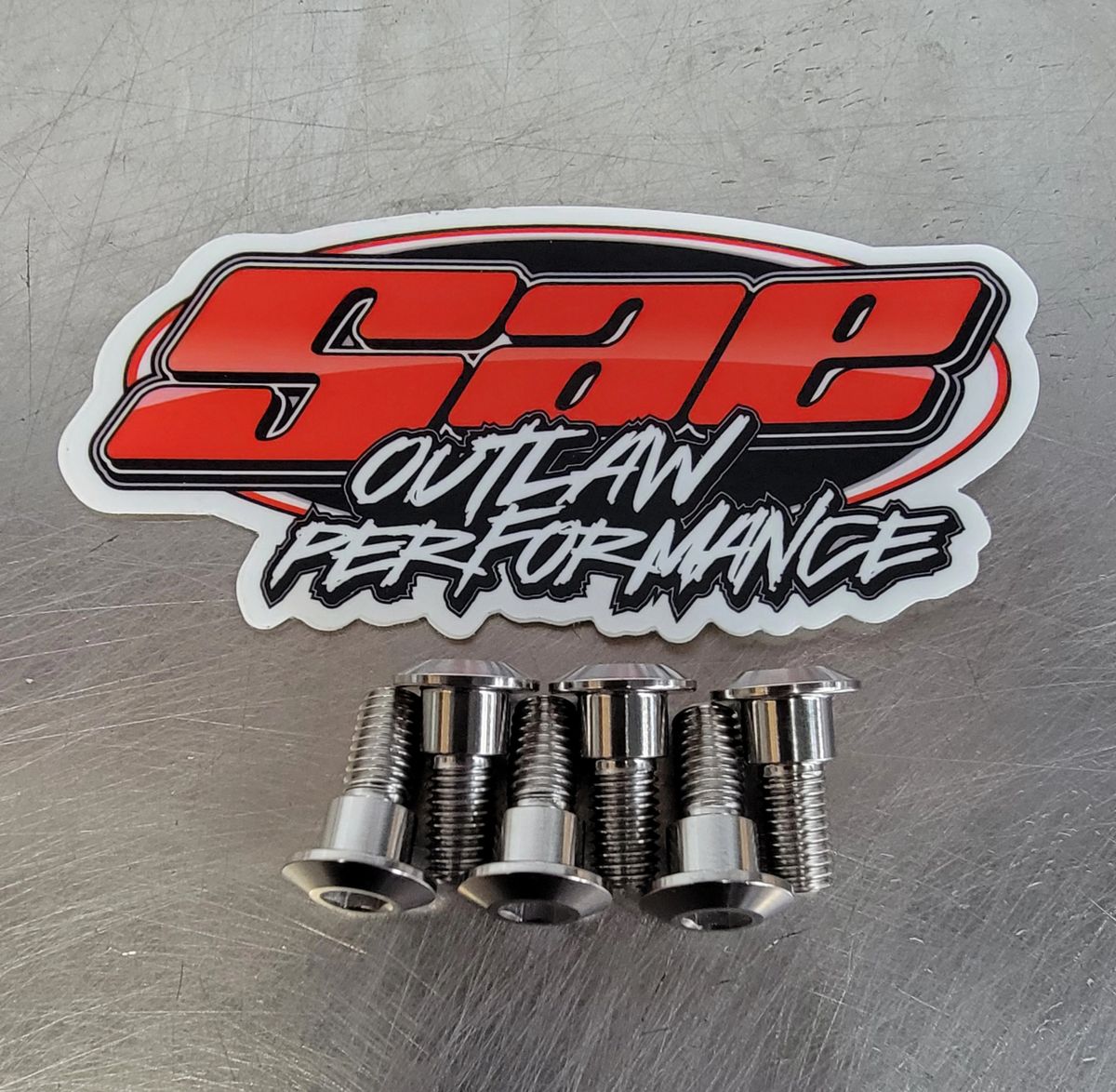 Hayabusa Gen 2 Titanium Rear Rotor Bolts (6pcs)