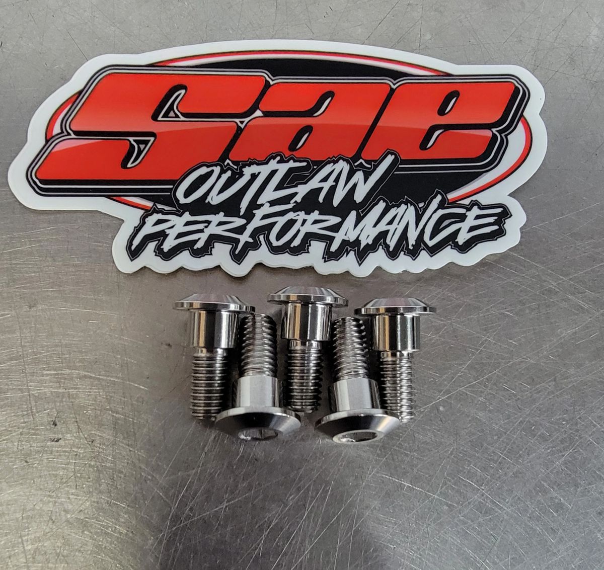 GSXR 1K Titanium Rear Rotor Bolts 17-23 (5pcs)