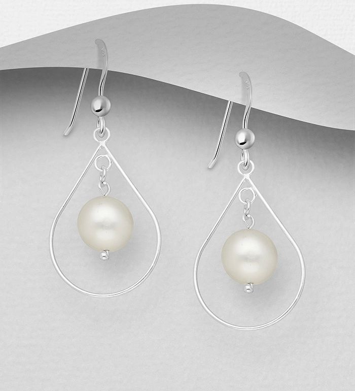 Fresh water Pearl Sterling Dangles