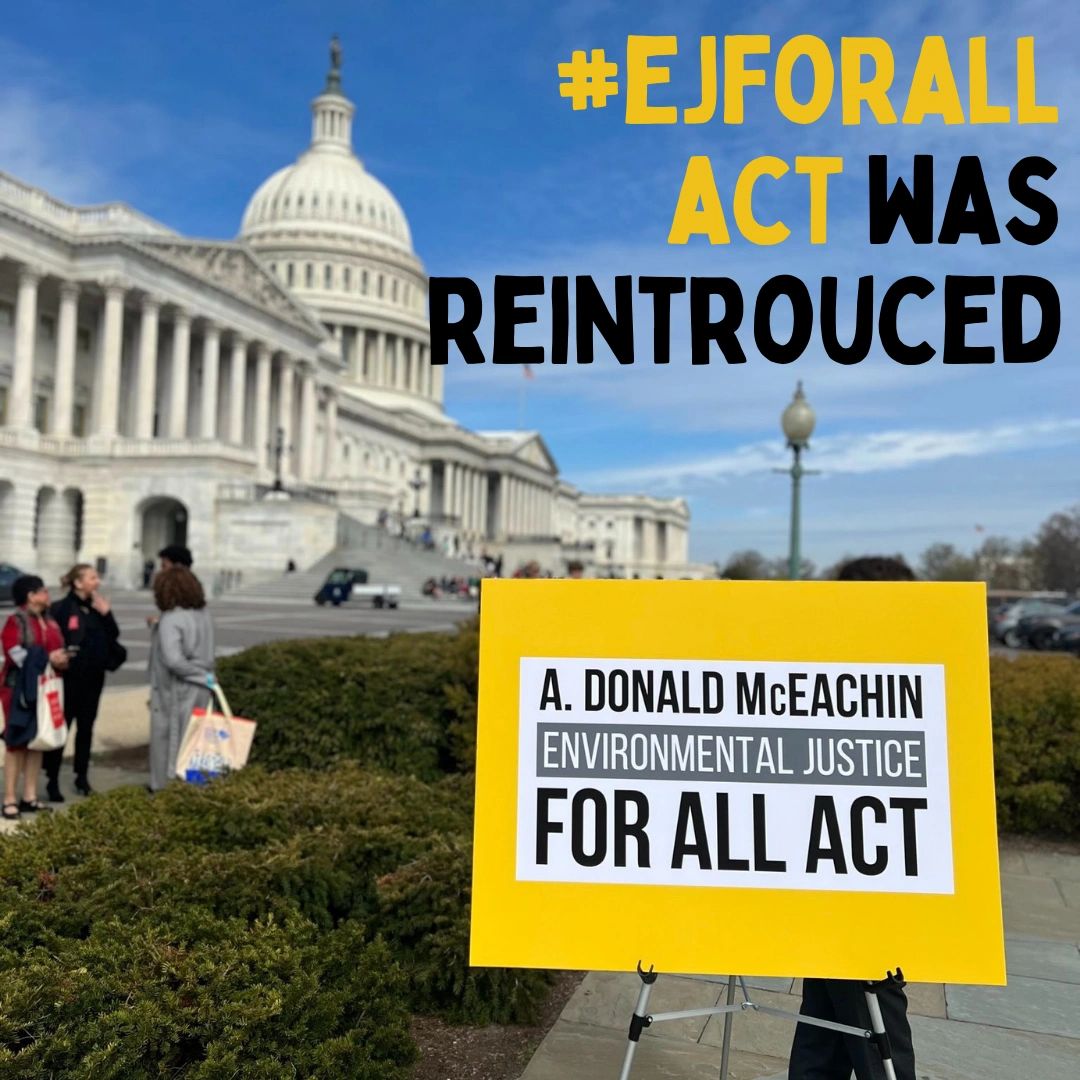 Community-Driven Environmental Justice for All Act Reintroduced