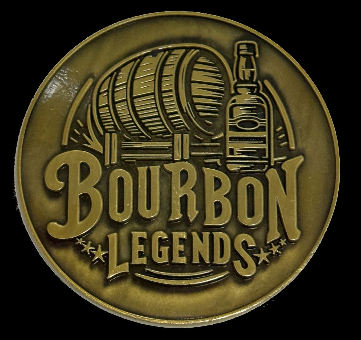 The Bourbon Legends Challenge Coin