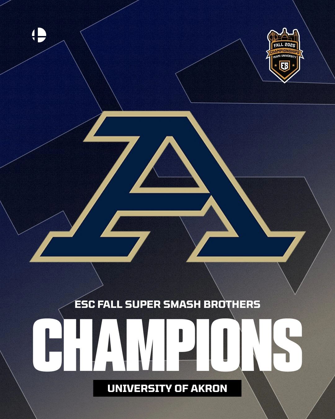 Akron Takes Home the 2025 ESC Super Smash Bros. Championship!