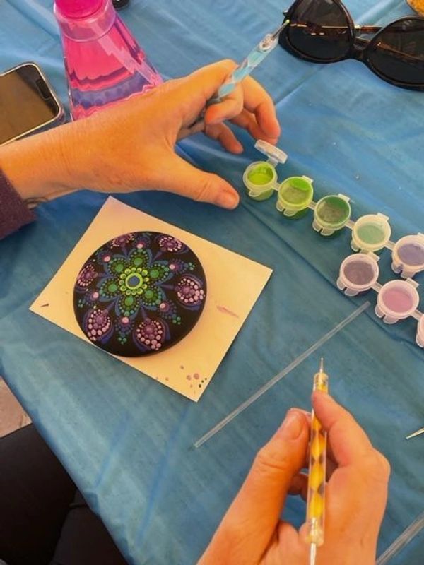Mandala Stone Painting Classes | Joanne's Garden Whimsy