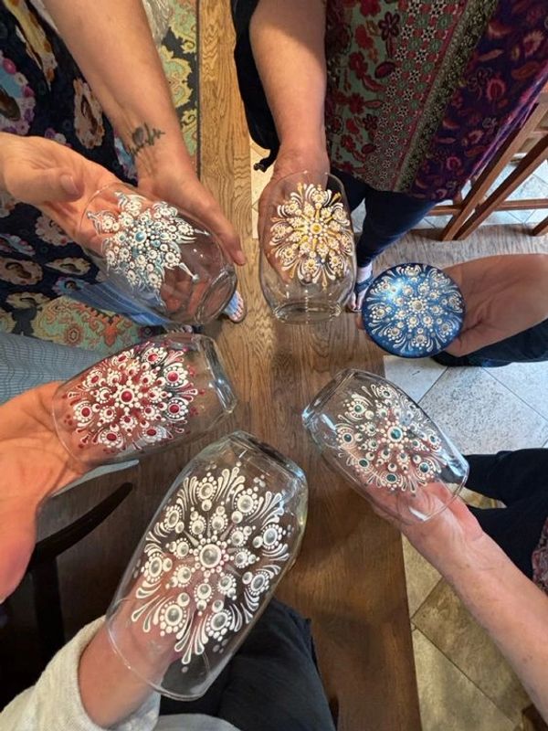 Mandala Stone Painting Classes | Joanne's Garden Whimsy