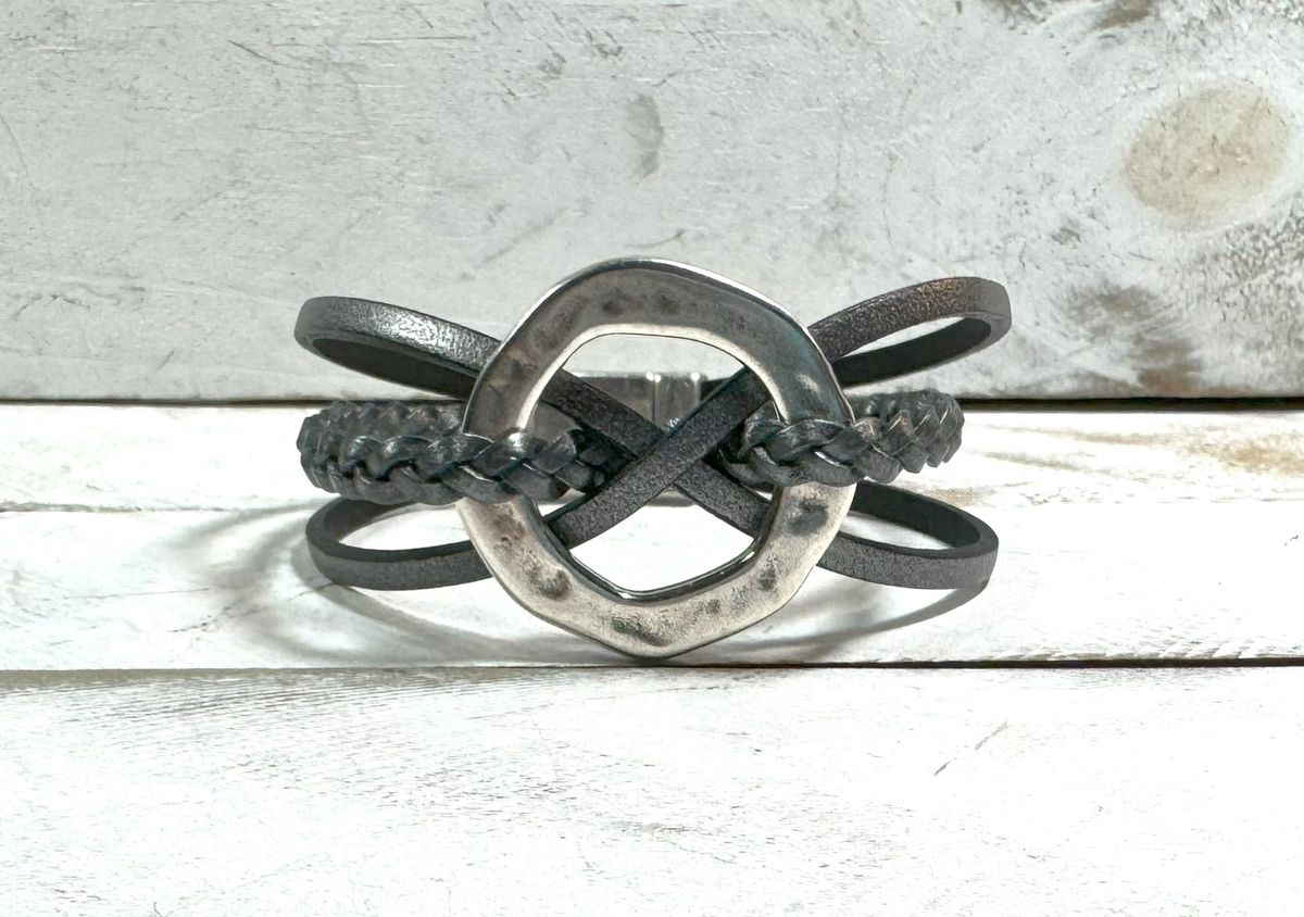 Artisan CROSSROADS Bracelet Metallic Grey