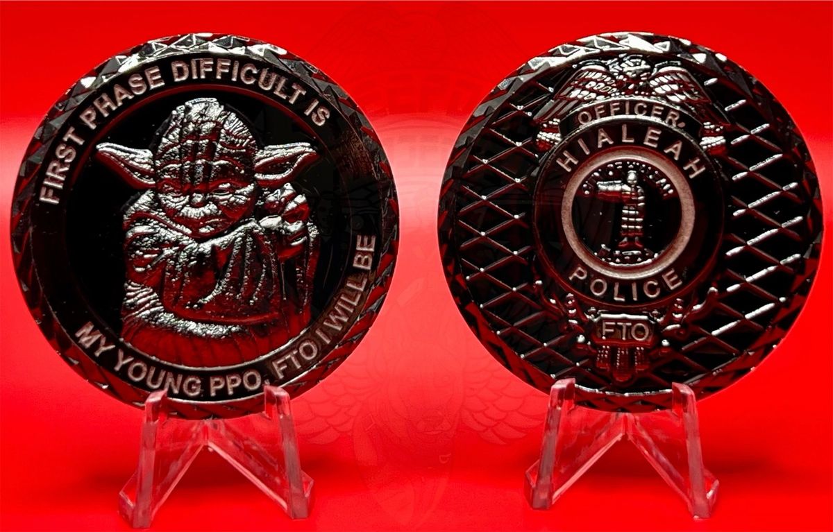 Hialeah Police Department (Yoda-FTO) Challenge Coin