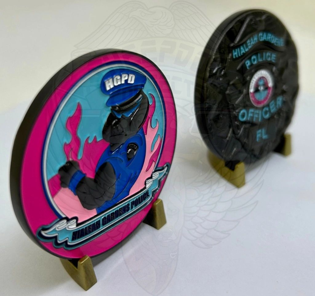 Hialeah Gardens Police Department (Miami-Vice City) Challenge Coin