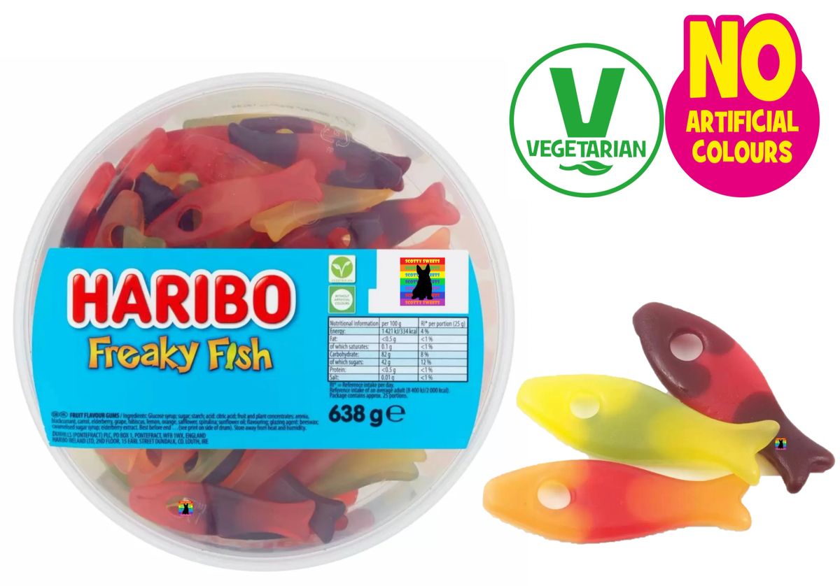 Haribo FREAKY FISH - FULL TUB