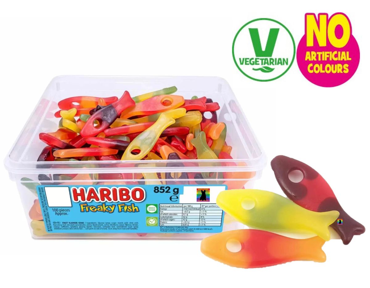 Haribo FREAKY FISH - FULL TUB