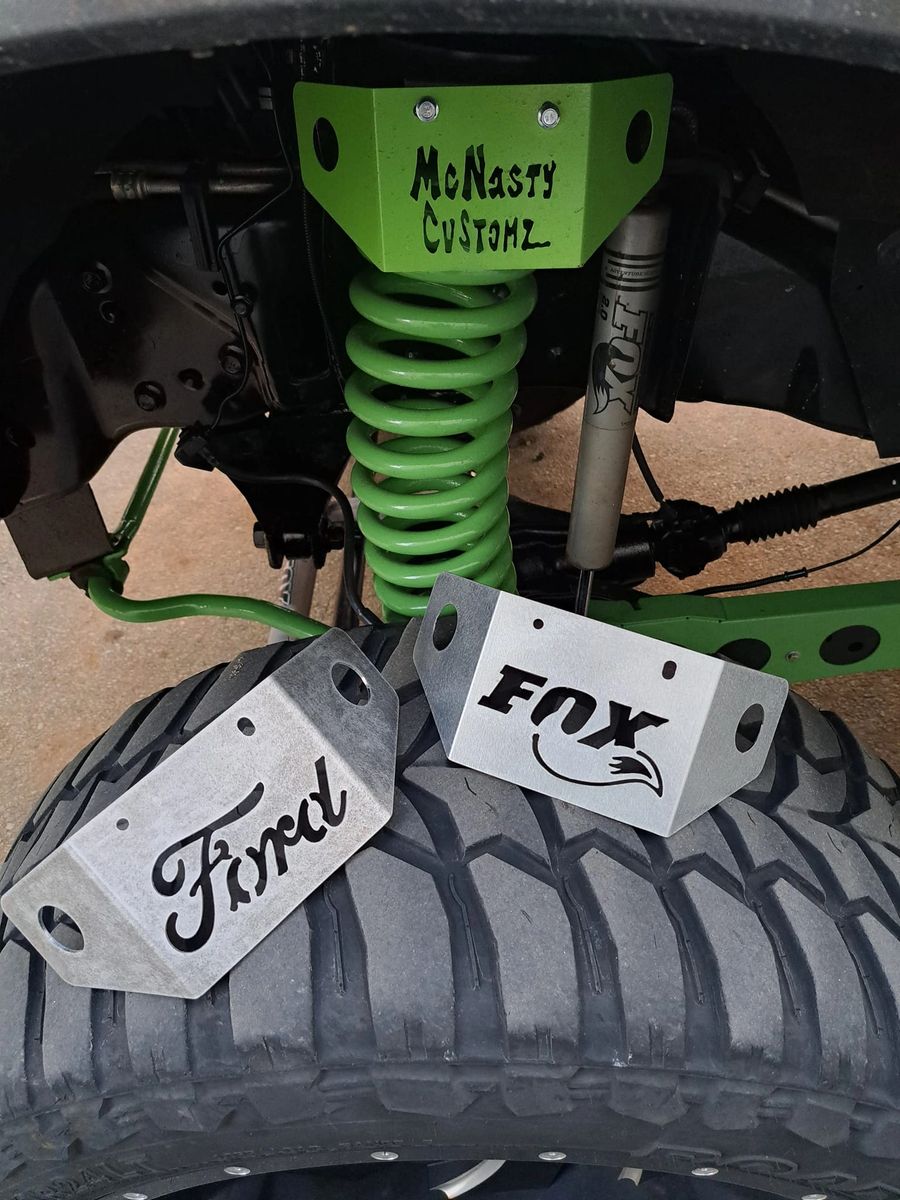 SUPERDUTY FRONT COIL SPRING NAME PLATES