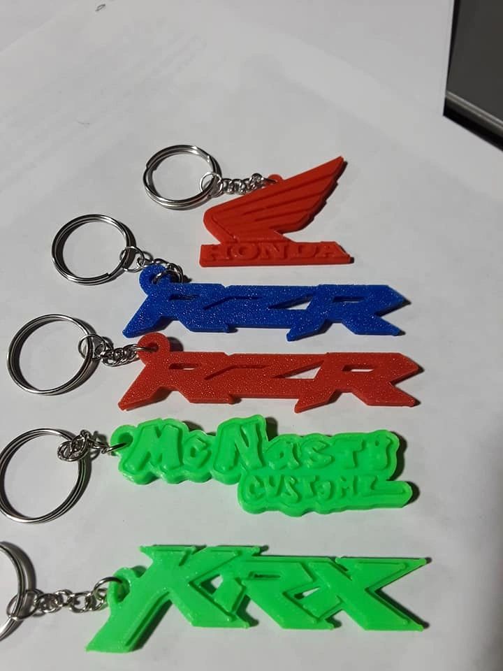 KEY CHAIN , KRX HONDA RZR MCNASTY CUSTOMZ
