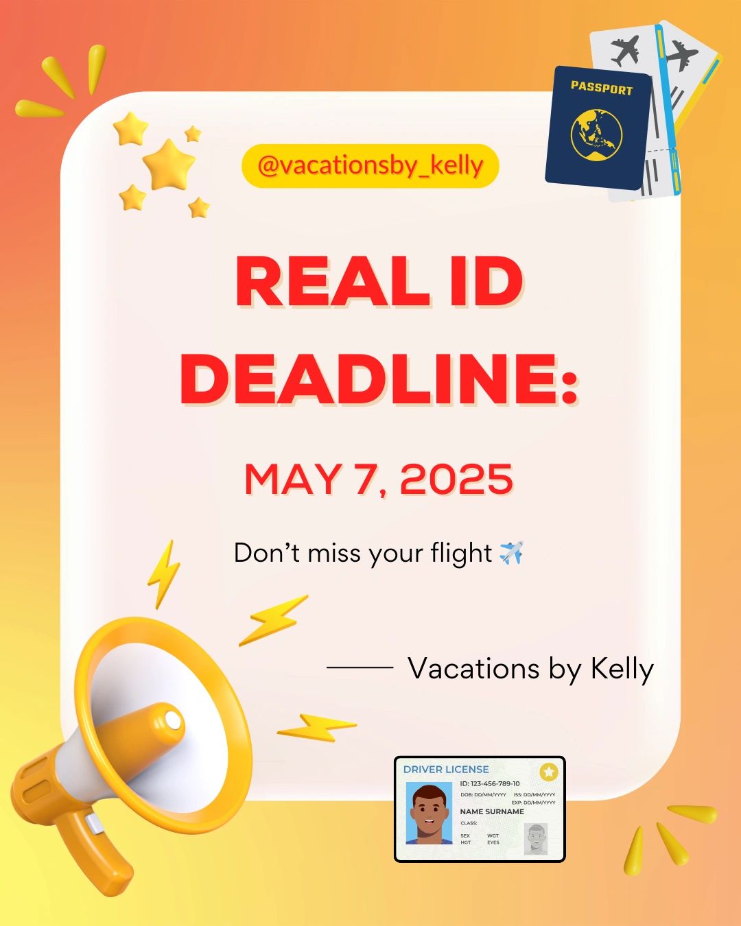 REAL ID: What You Need to Fly Starting May 7, 2025