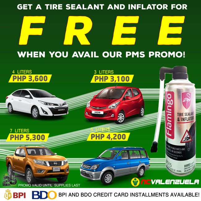 Promotions | NC VALENZUELA AUTOSERV CORP.