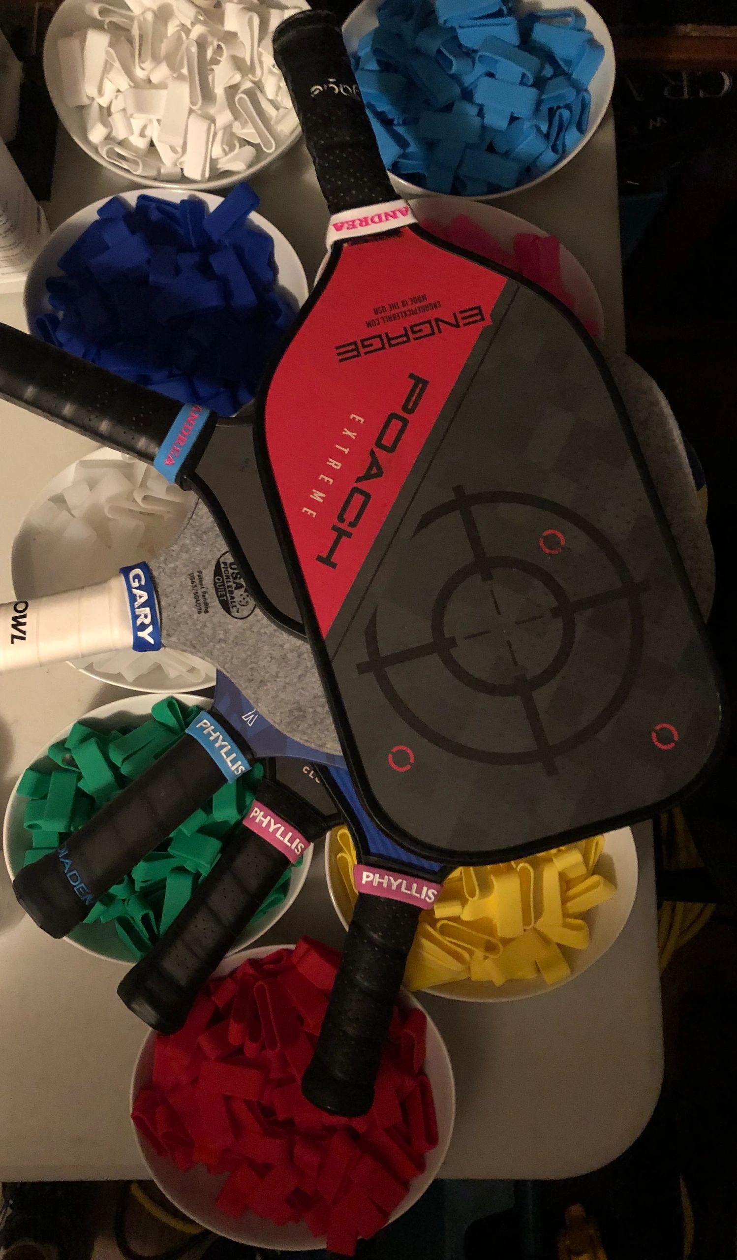 Custom Pickleball Paddle Bands & Accessories