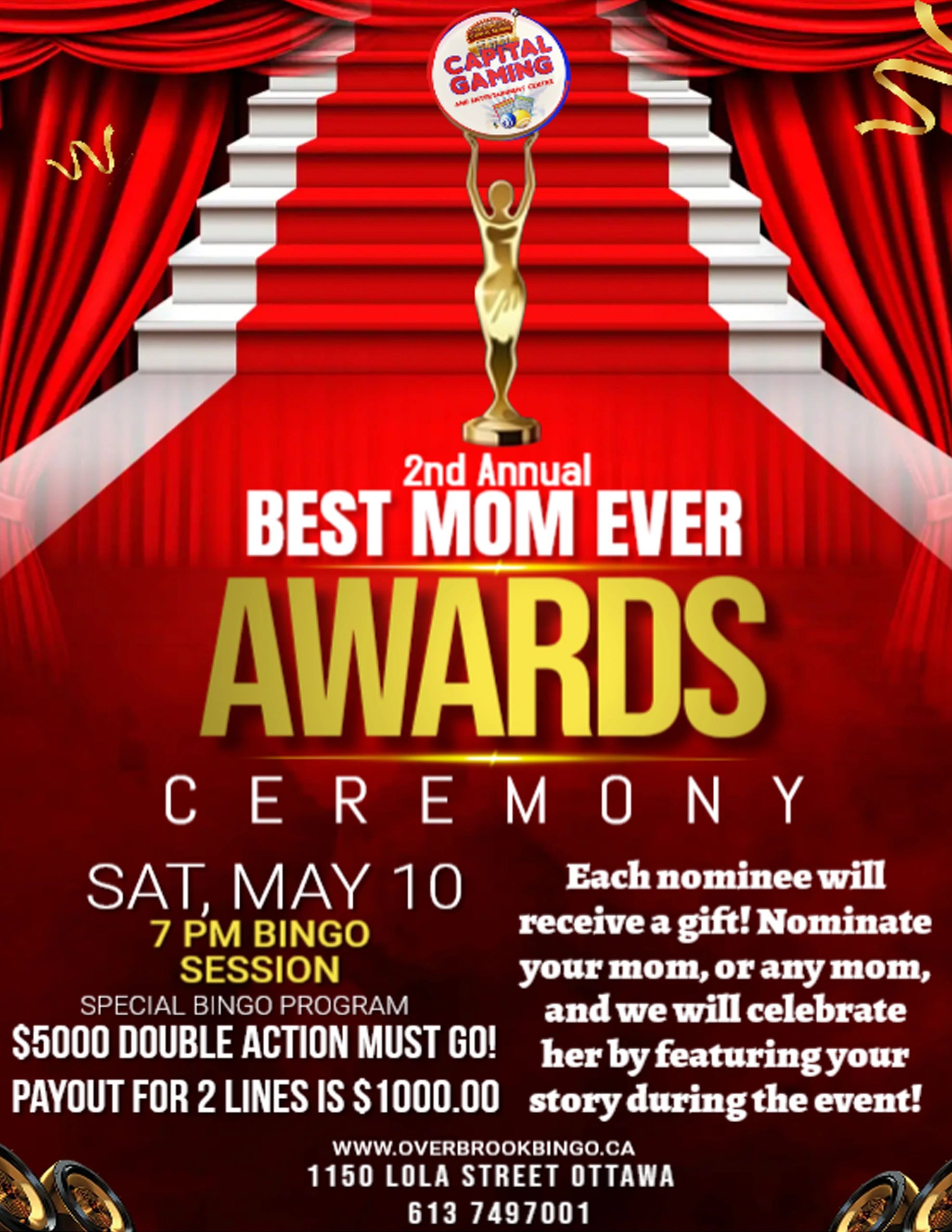 BINGO - PAPER/ELECTRONIC | Capital Gaming Centre Overbrook Bingo Palace