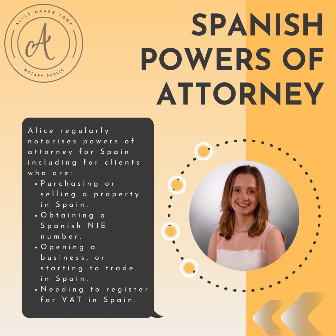 Spanish Powers of Attorney - Notary Public Bournemouth