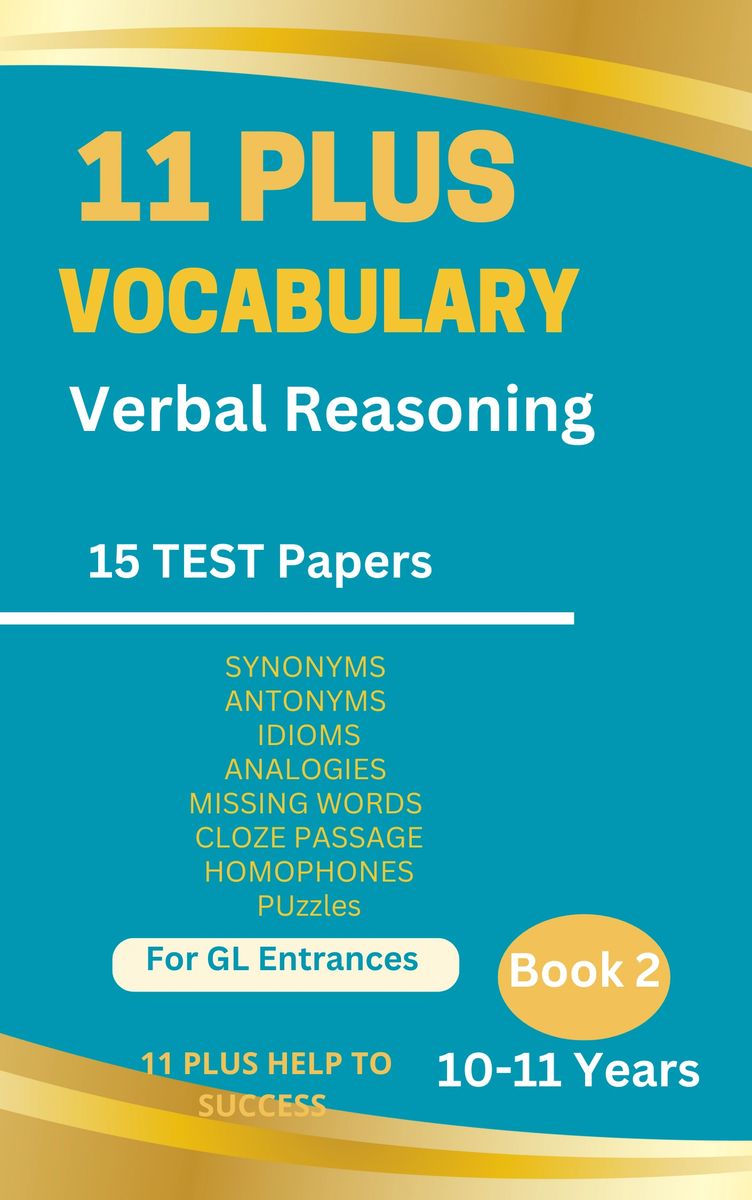 11 PLUS VOCABULARY VERBAL REASONING BOOK 2( Digital copy )