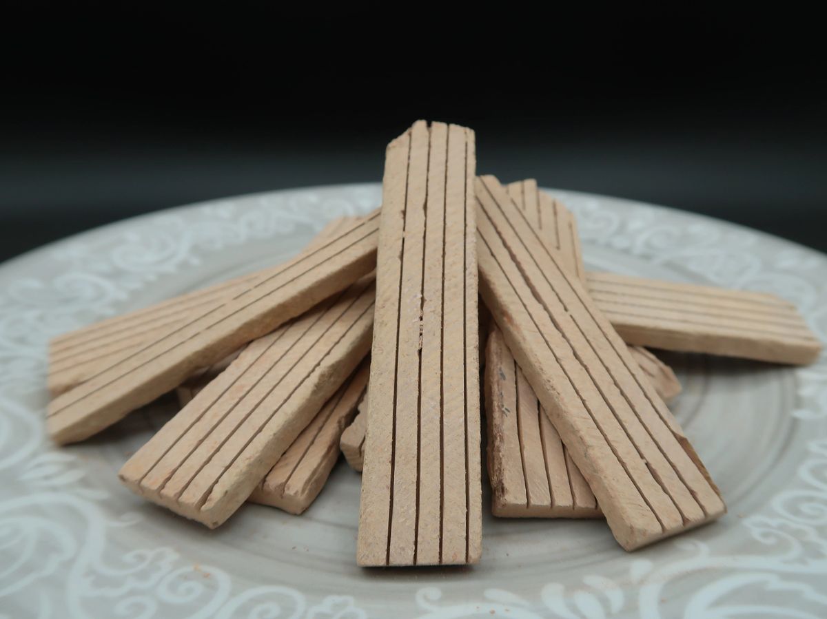 Red Grooved Slates