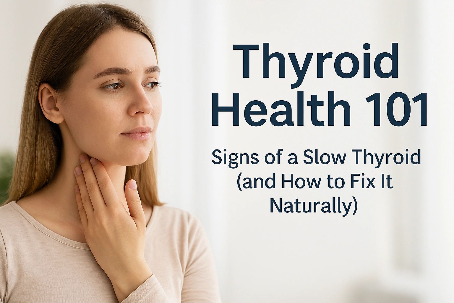 Thyroid Health 101: Signs of a Slow Thyroid (and How to Fix It)