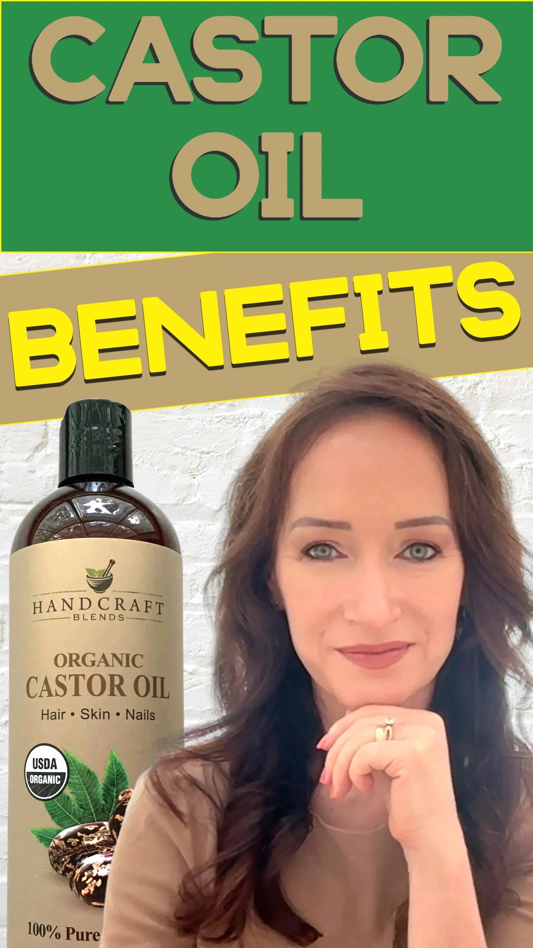 TOP 10 BENEFITS OF CASTOR OIL beauty women over 50 and over 60
