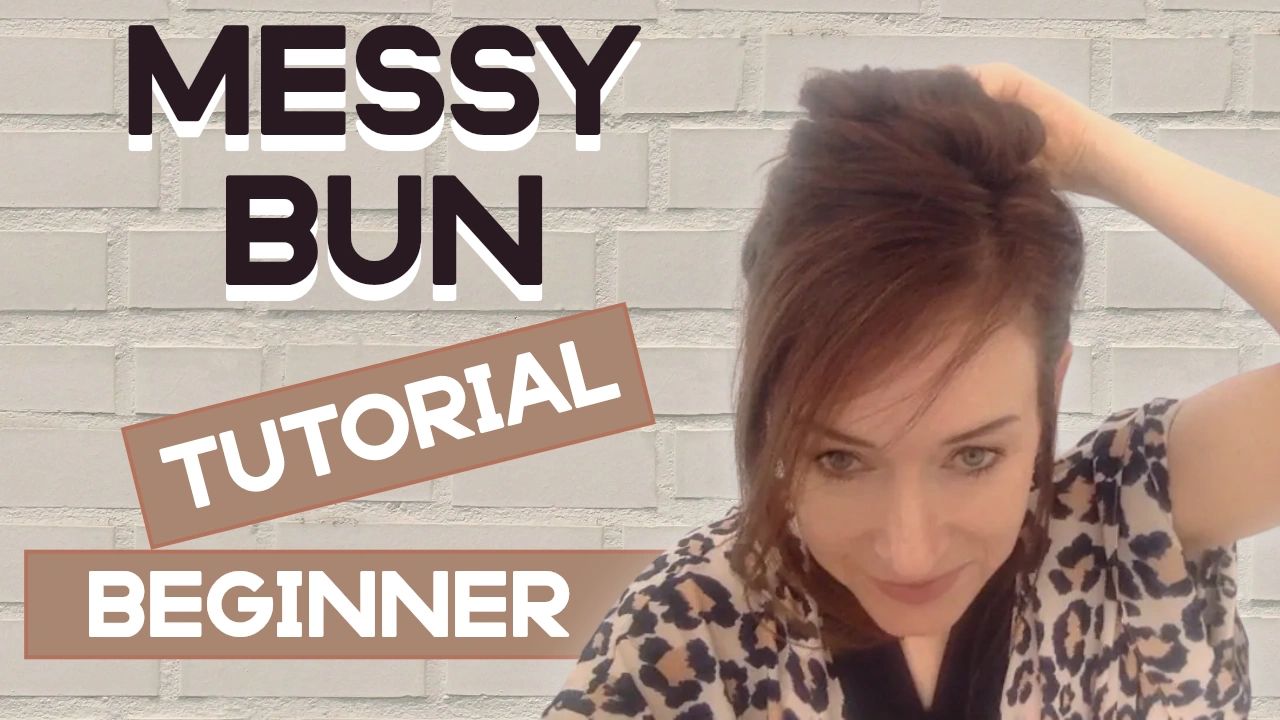 Effortless Messy Bun Tutorial for Mature Women Over 50 Bun Tricks