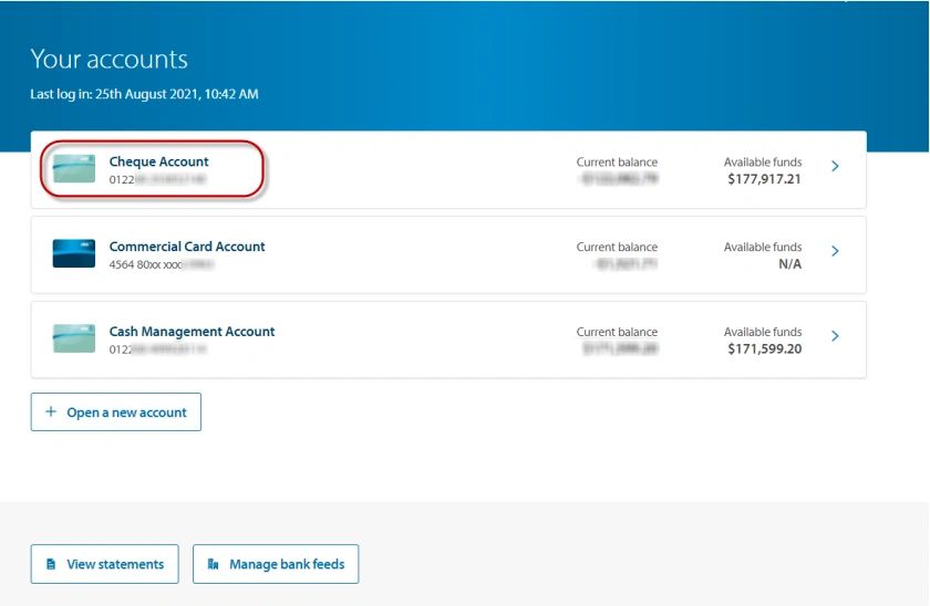 How to export a csv file [anz]