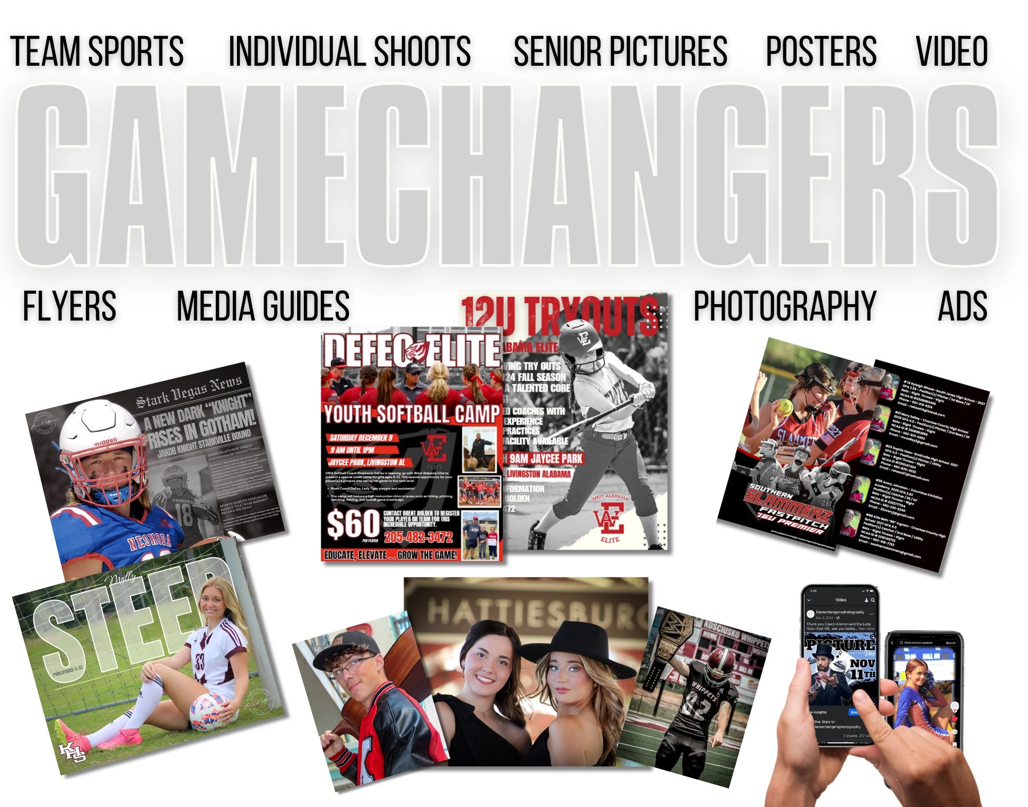 gamechangersphotography.com - Services, Pricing