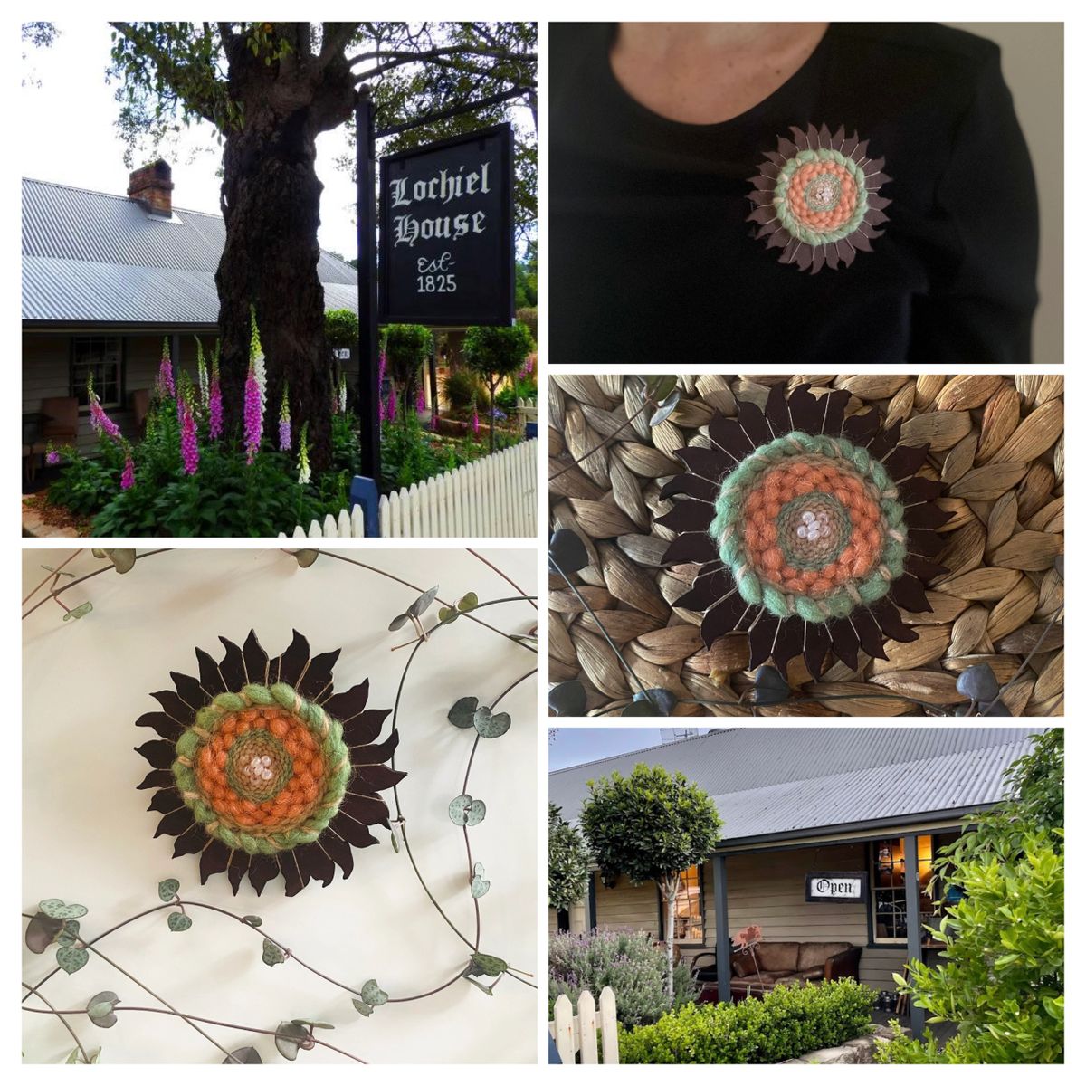 Weave a Spring Brooch