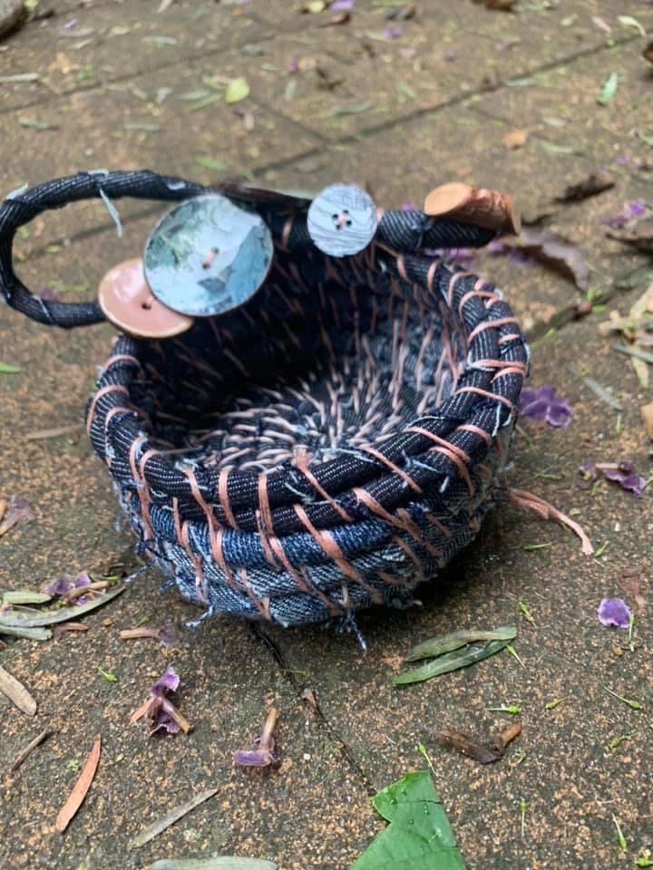 Hidden core basket kit - denim