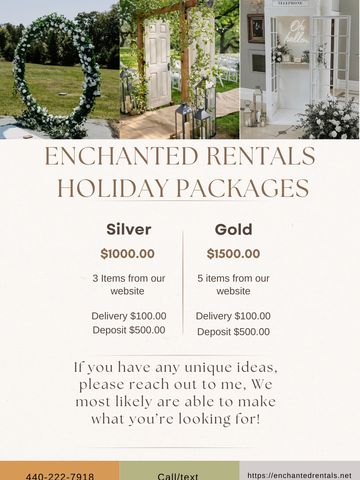 Enchanted Rentals - Party Rental Supplies, Centerpiece Rentals, Table ...