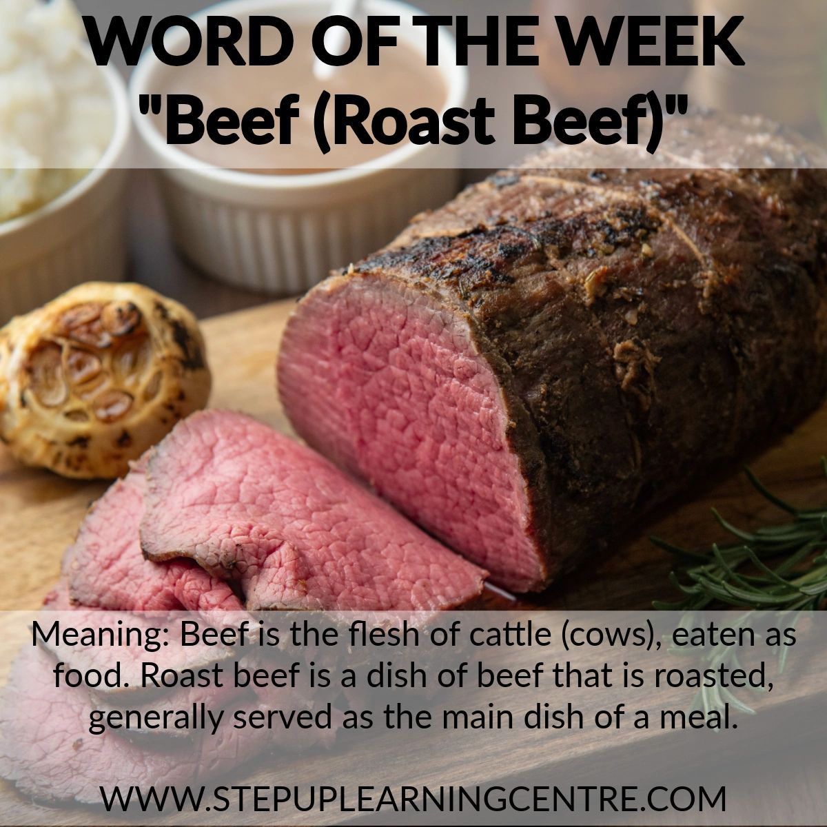 The Story Behind Beef - English Word of the Week - Roast Beef