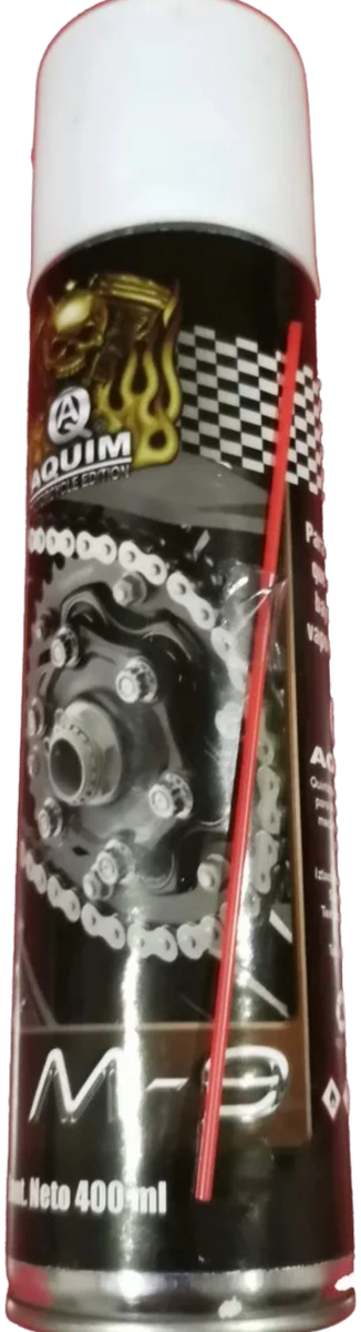 Lubricante para cadena hecho con grasas sinteticas Aquim M9, caja con ...
