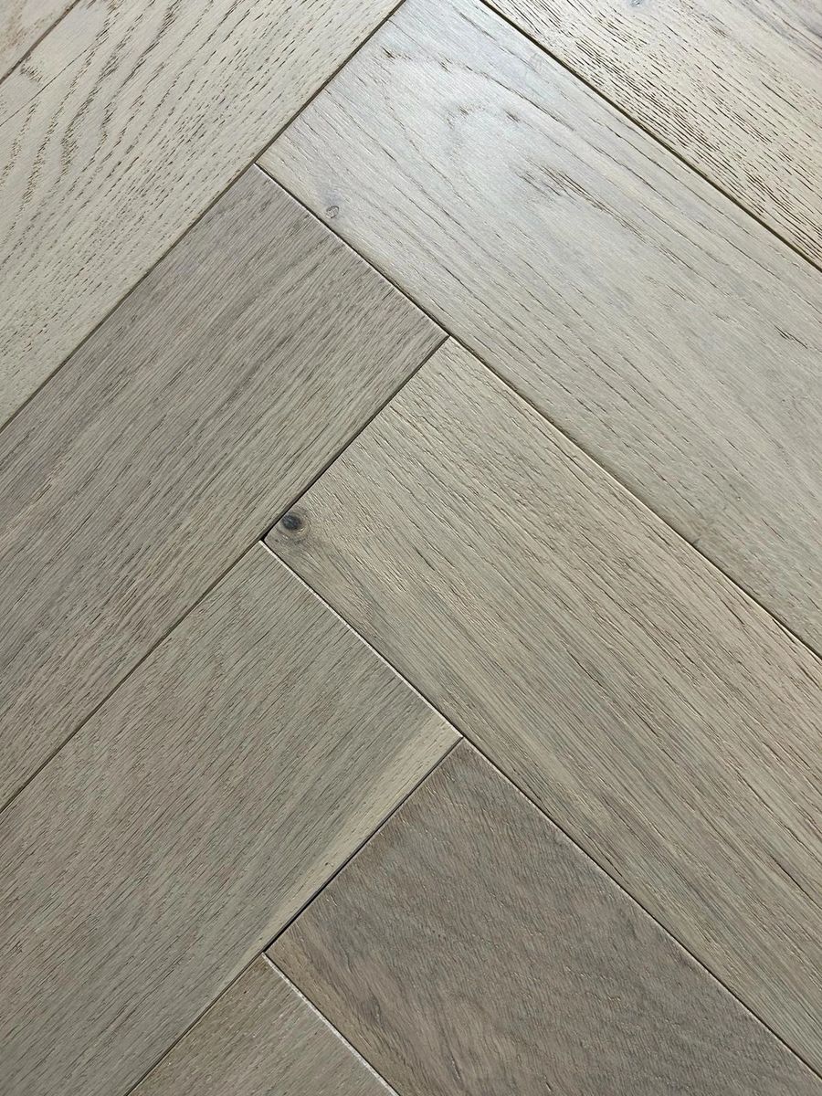 Furlong Natural UV Oiled Hardwood Herringbone Effect