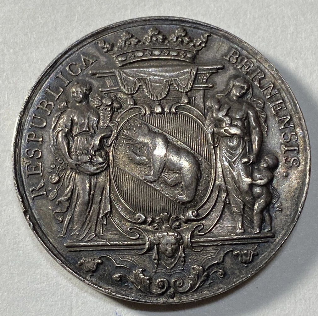 Switzerland, Bern, 1772 Silver Medal, 36.65g, Rare