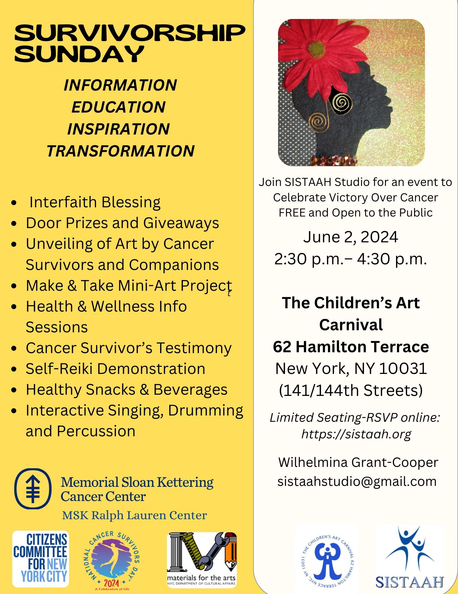Survivorship Sunday/National Cancer Survivors Day