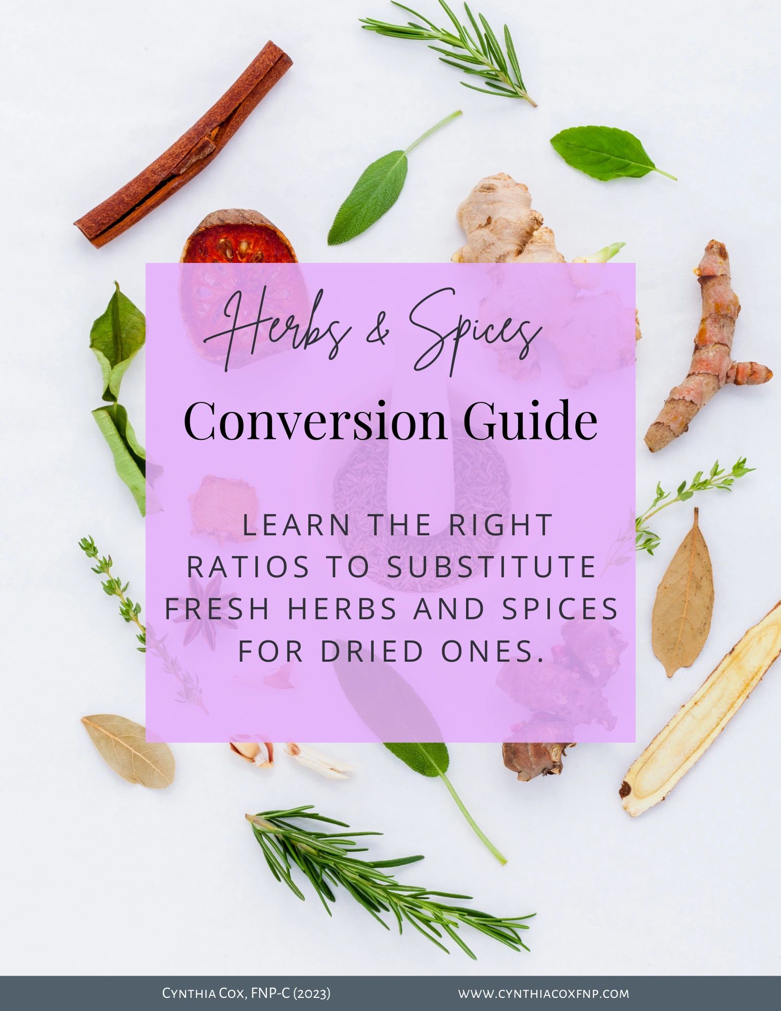 Herbs & Spices Conversion Guide