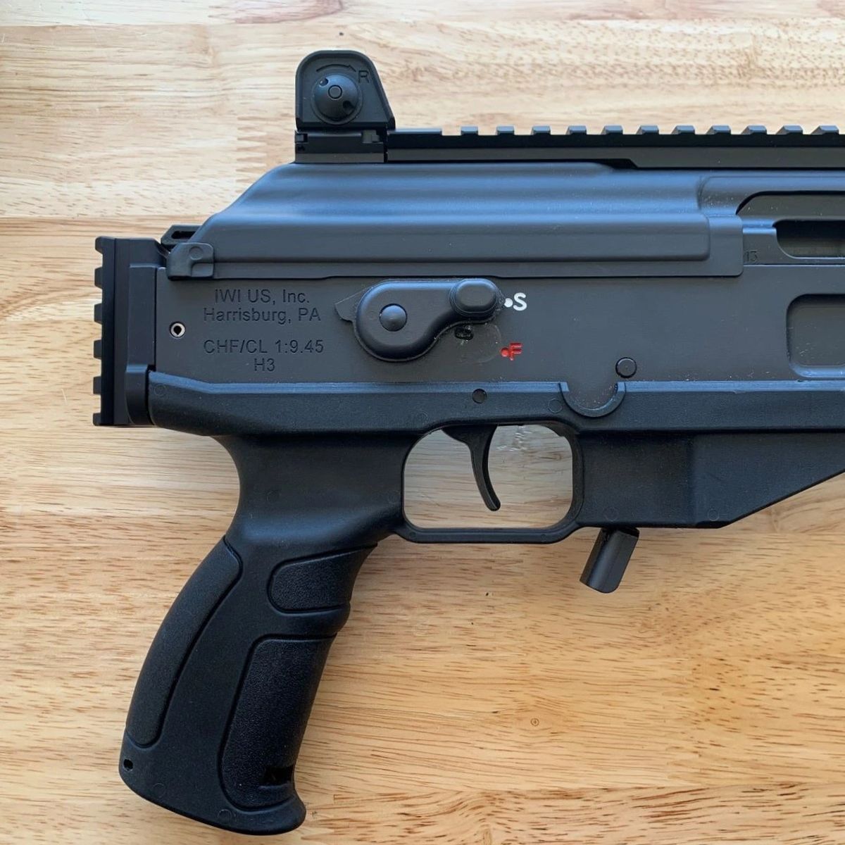 IWI Galil ACE to PIC Rail Stock Adapter