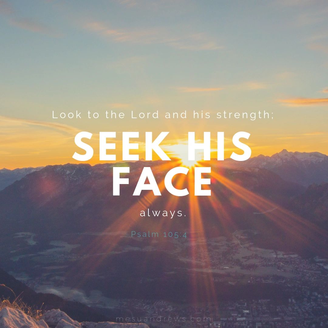 Seek God's Face
