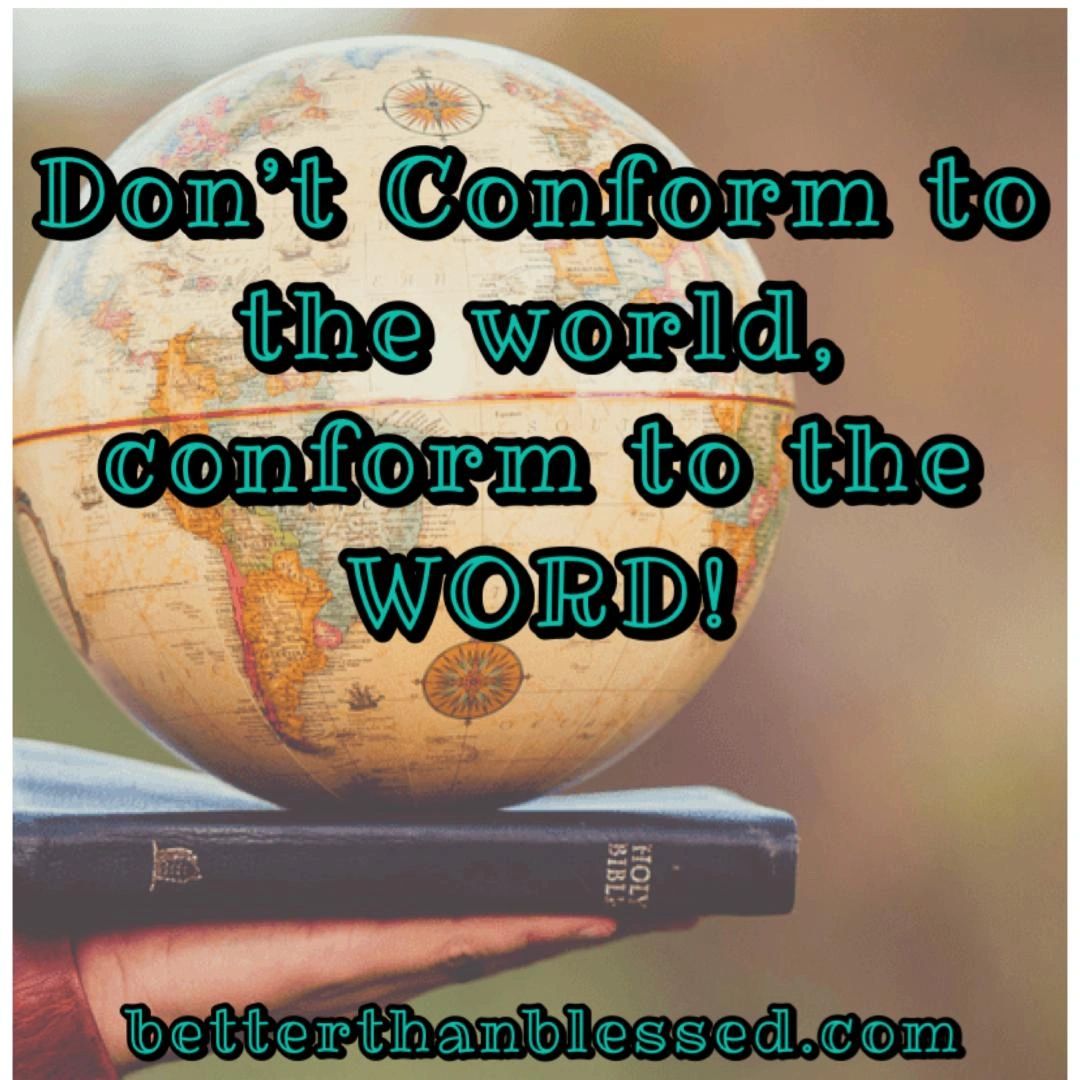 Don’t conform to the conform to the