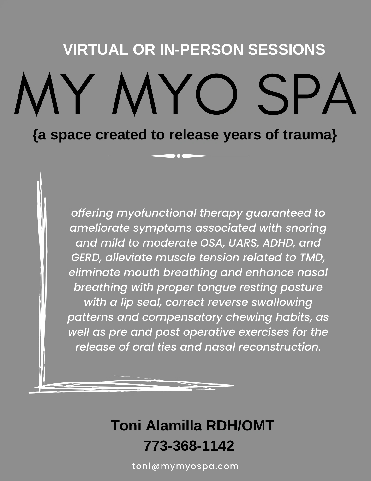 Myofunctional Therapy - MY MYO SPA