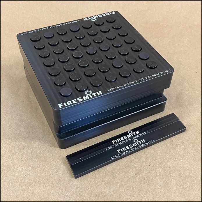 1/2" Extra Deep 49-Pin Star Plate & Spacer Bars