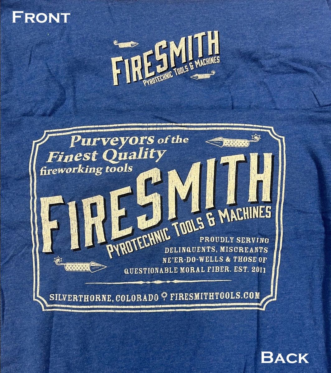 FireSmith "Delinquent" T-Shirt - Blue